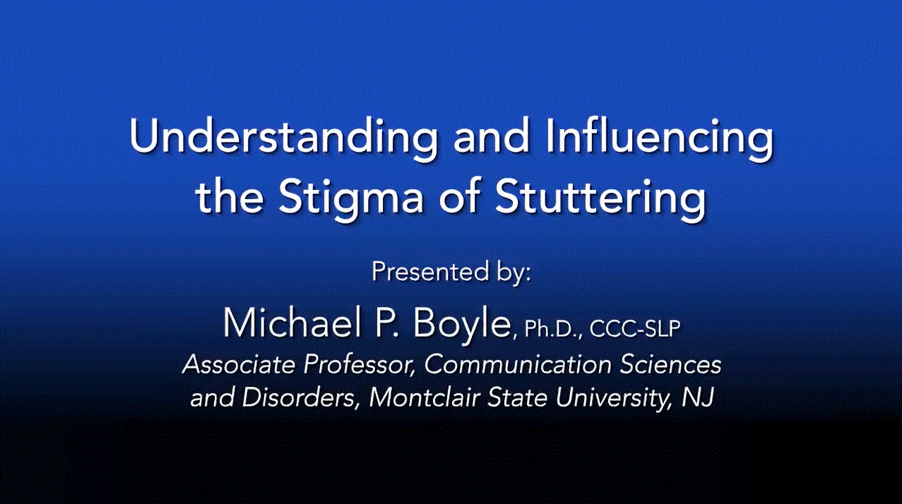Understanding and Influencing the Stigma of Stuttering | Stuttering ...