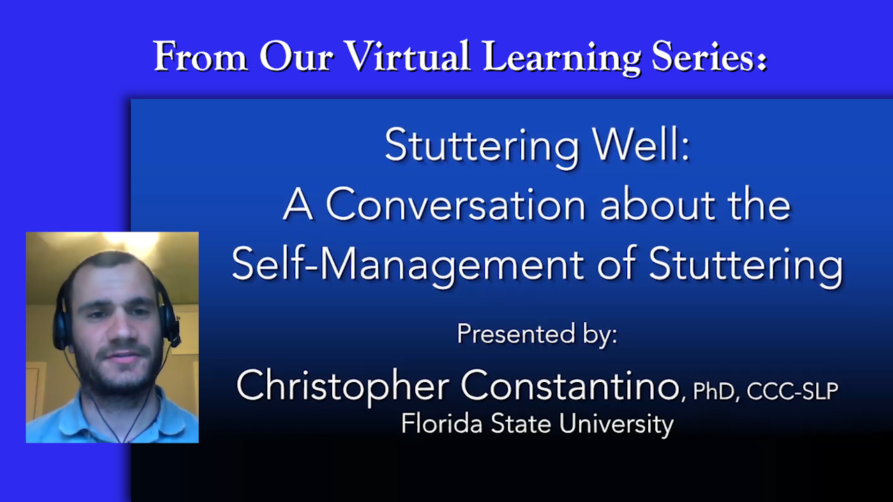 Stuttering Well: A Conversation About the Self-Management of Stuttering ...